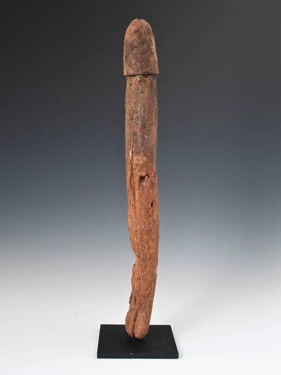 19th Century Tribal Carved Wood Phallus, Fon Tribe, Togo/Benin at ...