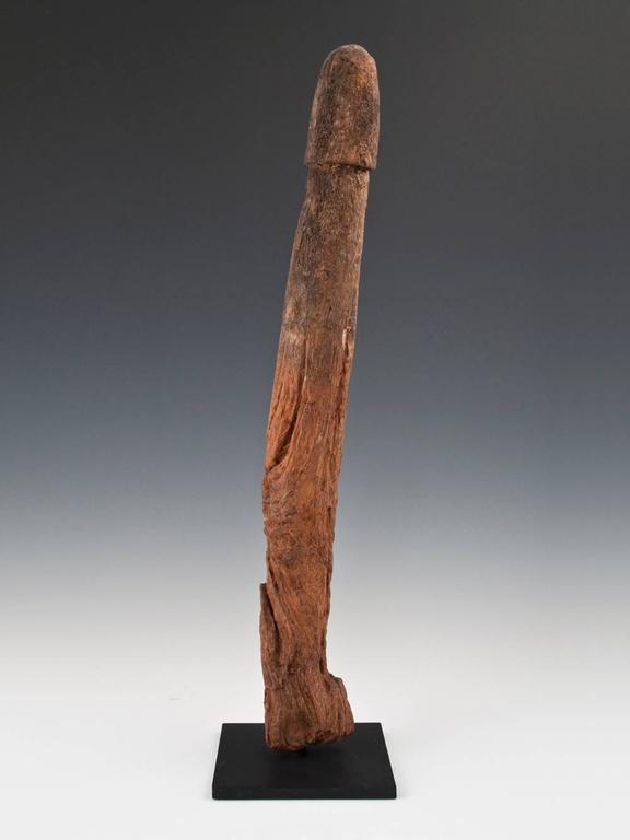 19th Century Tribal Carved Wood Phallus, Fon Tribe, Togo/Benin at ...