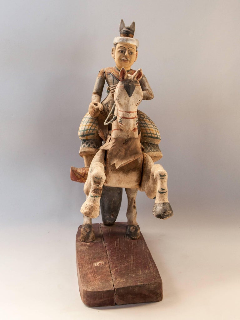 Wood Nat Spirit Figure Min Kyawzwa Burma, Early to Mid-20th Century at ...