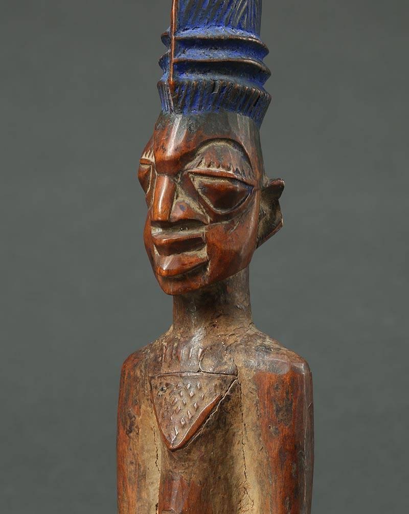 Yoruba Male Twin Figure, Ere Ibeji, Nigeria, African Tribal Art Tall ...