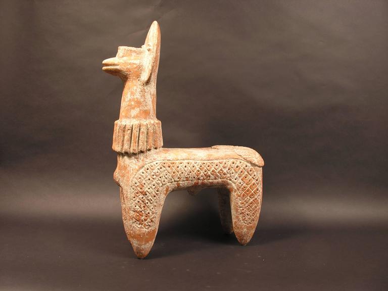 Tribal Dogon Clay Horse Sculpture Burkina Faso Mali Africa Protection ...