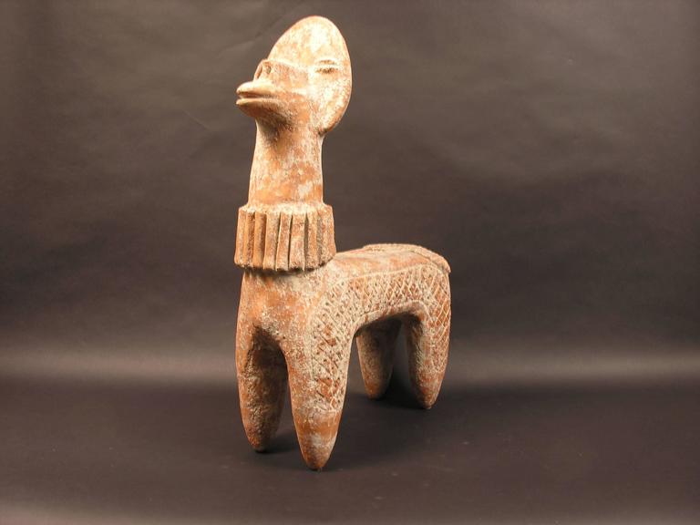 Tribal Dogon Clay Horse Sculpture Burkina Faso Mali Africa Protection ...