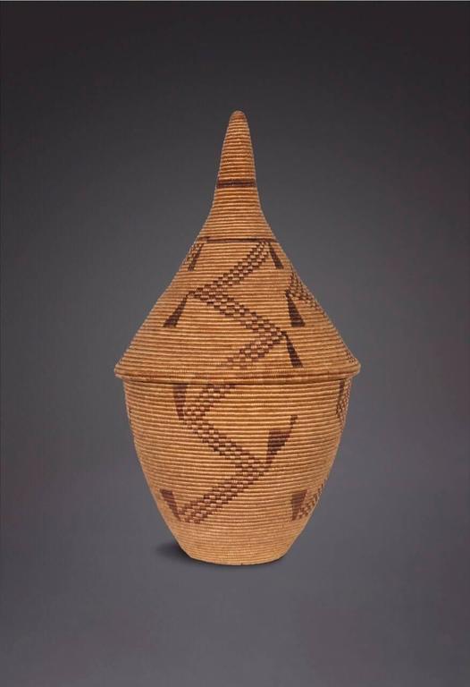 Early 20th Century Tutsi Basket from Rwanda or Burundi at 1stDibs