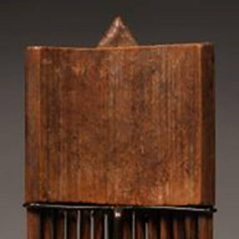 Early to Mid-20th Century Mounted Tribal Bamboo Comb, Papua New Guinea ...