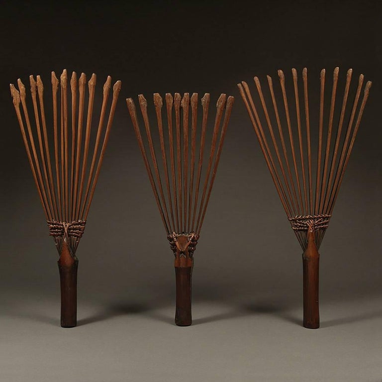 Indian Three-Grain Threshing Tools, circa 1920 For Sale at 1stDibs