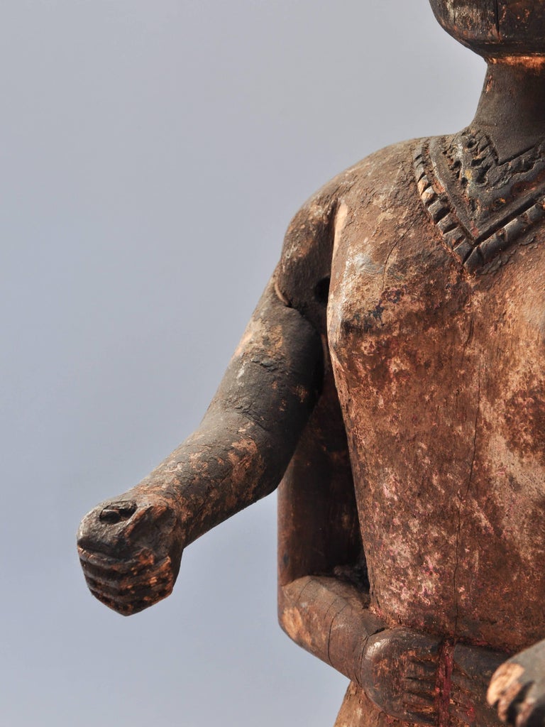Wood Carved Statue Tharu People Southern Nepal, Early-Mid 20th Century ...