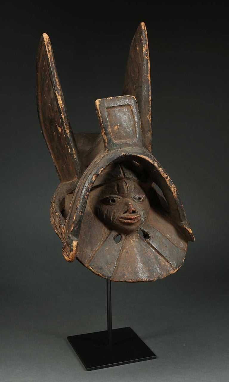 Yoruba Tribal Gelede Mask with Ears, Nigeria, Early to Mid-20th Century ...