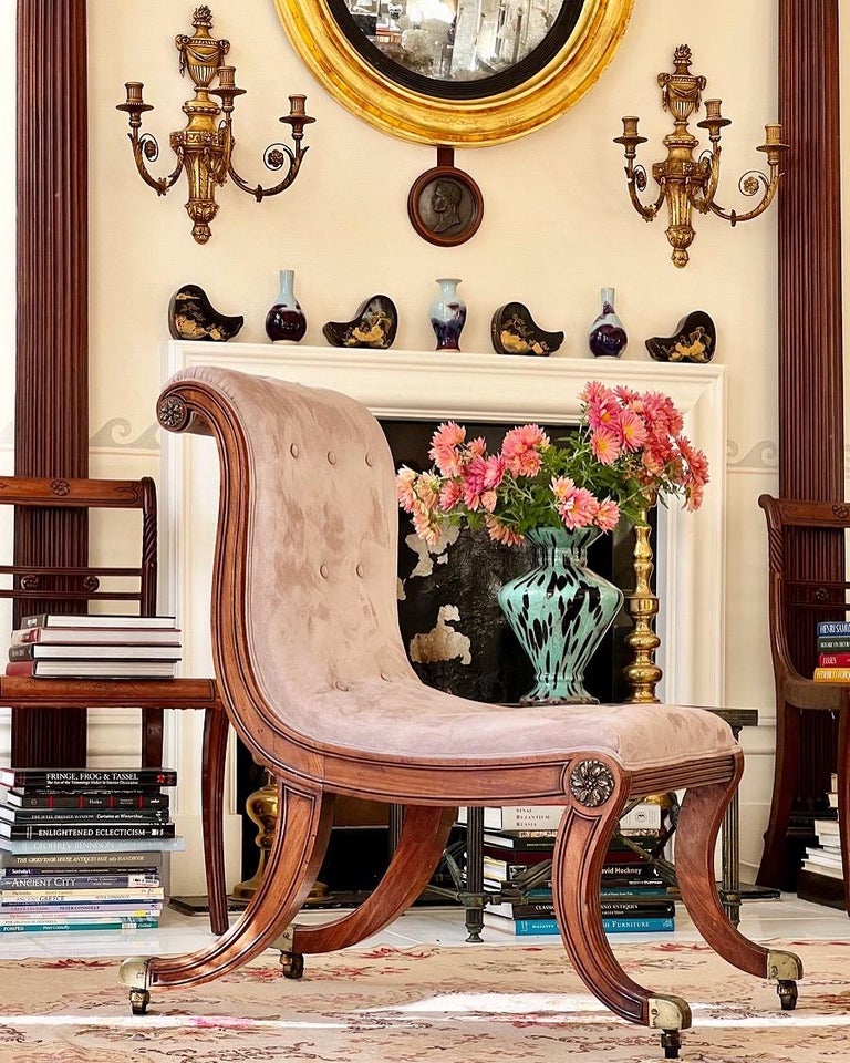 Pair of Antique Regency Klismos Chairs, Designed by Thomas Hope For ...
