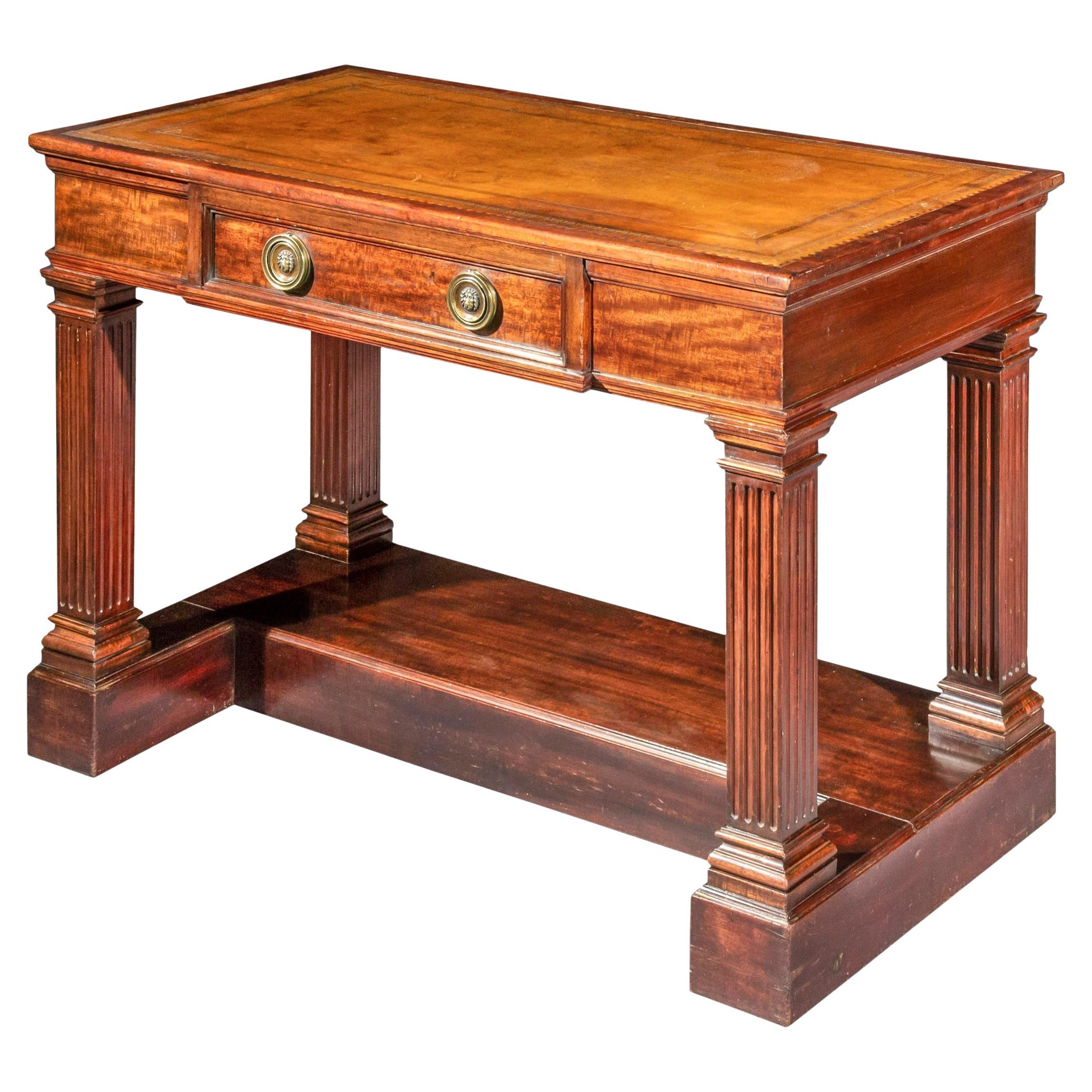 Antique Fruitwood Side Table or Small Writing Table at 1stDibs