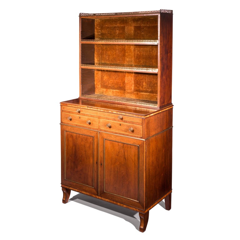 English 18th Century Georgian Regency Small Secretary Chiffonier ...