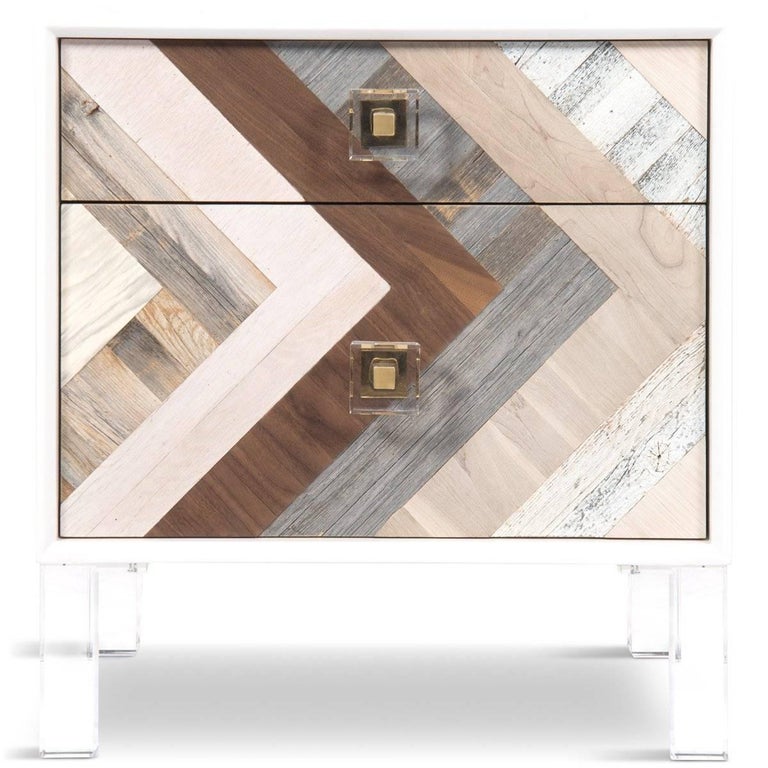 Midcentury Two-Drawer End or Side Table For Sale at 1stDibs