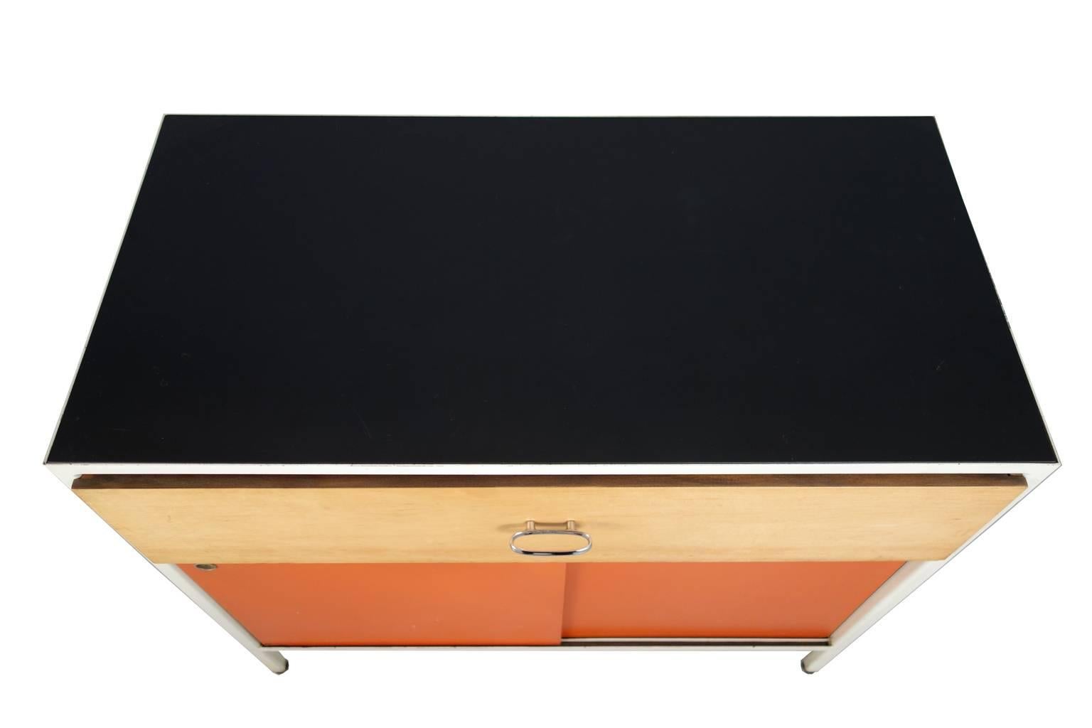 George Nelson Steel Frame Cabinet by Herman Miller at 1stDibs | steel ...
