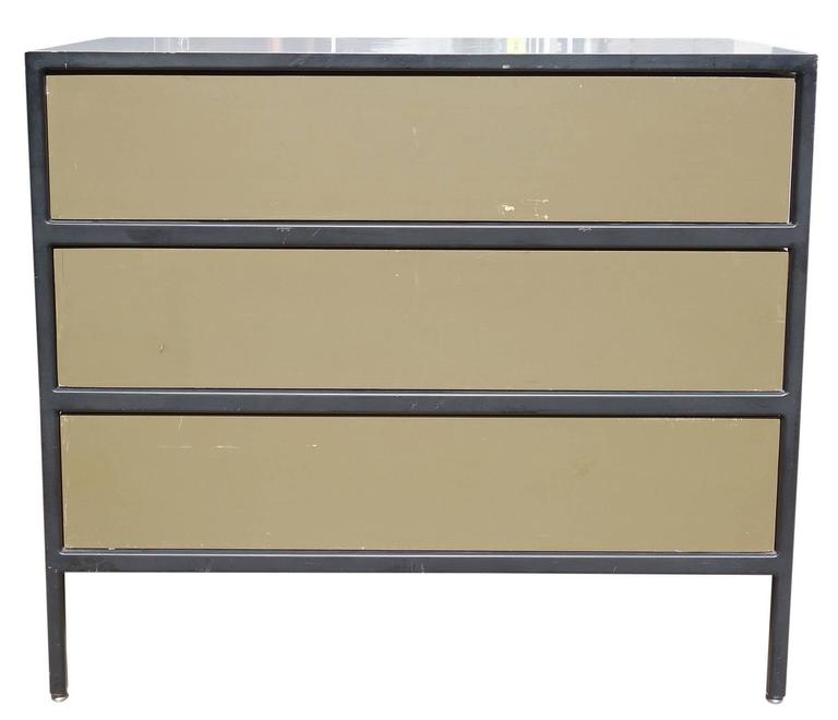 Mid-Century Modern George Nelson Steel Frame Dresser at 1stDibs | metal ...