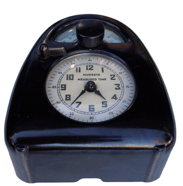 Mid-Century Isamu Noguchi Hawkeye Measured Time Clock and Timer For ...