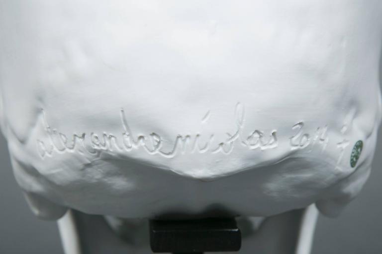 "Clown Skull" Porcelain Sculpture by Alexandre Nicolas at 1stDibs