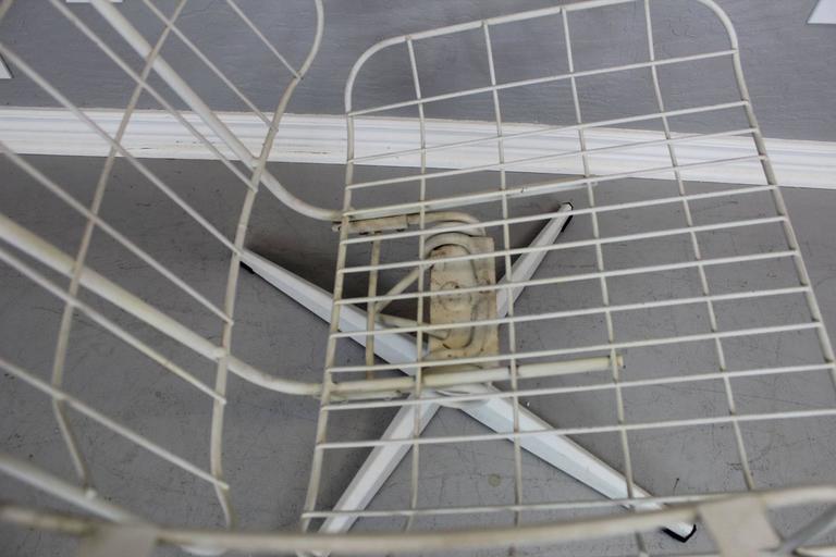 Homecrest Metal Wire Highback Lounge Chair at 1stDibs