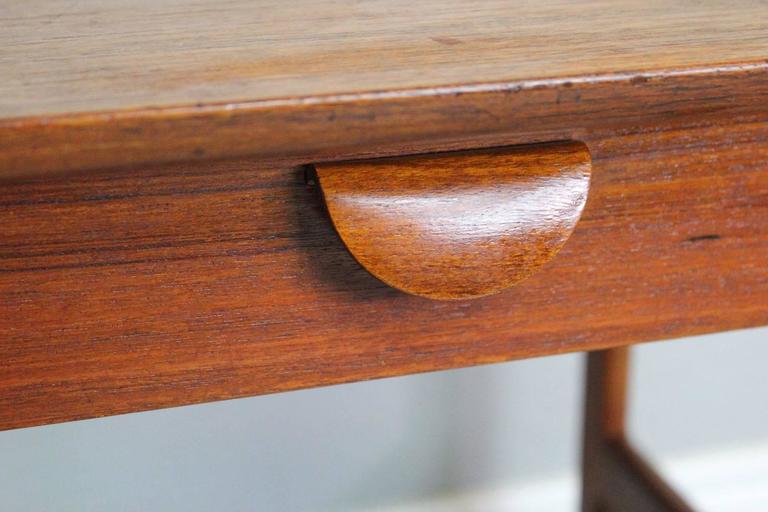 George Tanier Danish Teak Side Table For Sale at 1stDibs