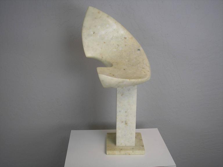 Marble Sculpture by Kuki Titled "Bird in Flight" For Sale at 1stDibs