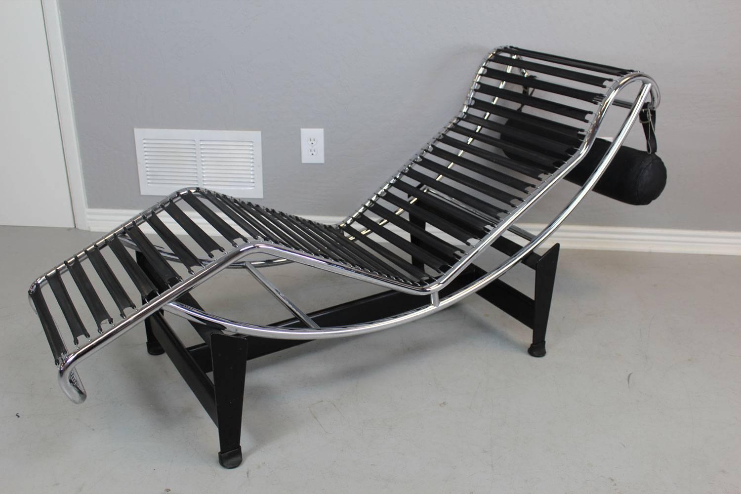 Le Corbusier LC4 Chaise Lounge Manufactured by Cassina at 1stDibs