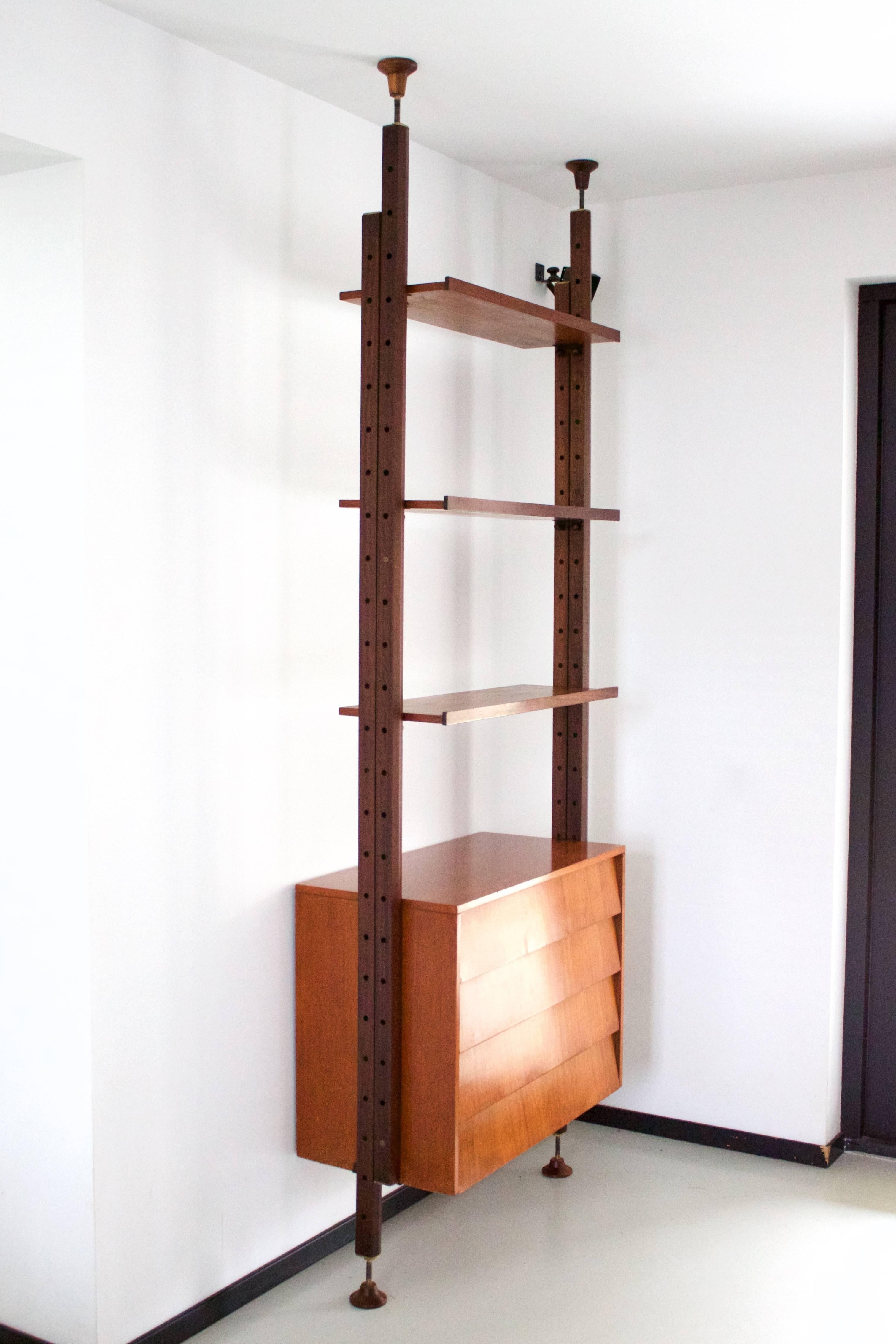 Italian Wall Unit by Leonardo Fiori for ISA, Italy, 1960s at 1stDibs ...