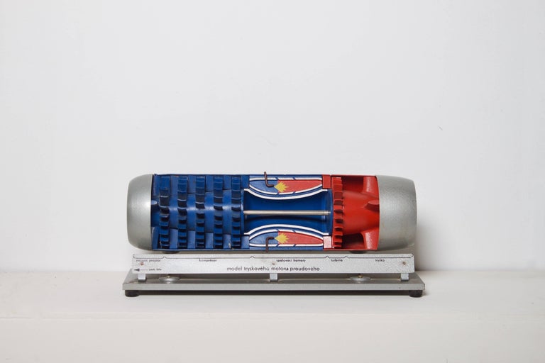 Old Russian Jet Engine Teaching Model, 1950s at 1stDibs | 1950 jet ...