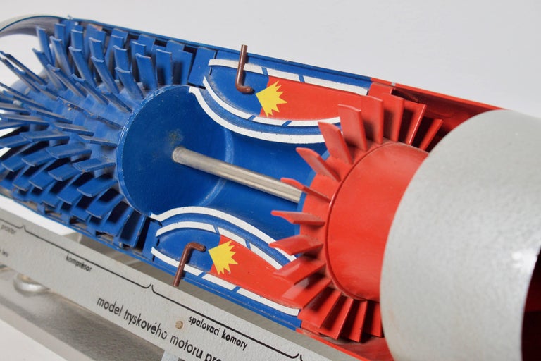 Old Russian Jet Engine Teaching Model, 1950s at 1stDibs | 1950 jet ...