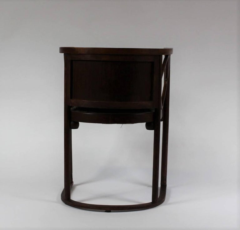 Josef Hoffmann Fledermaus Chair, Model No. 728, J. and J. Kohn 1913 at ...