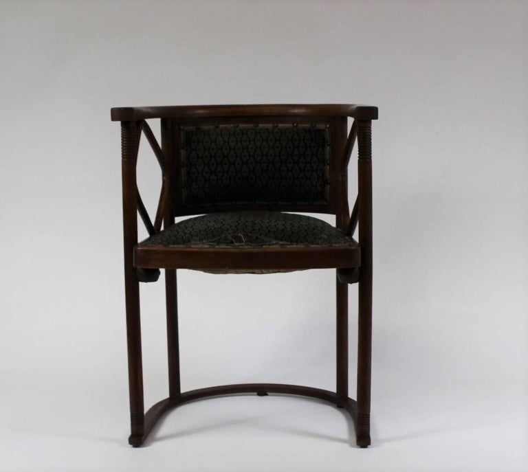 Josef Hoffmann Fledermaus Chair, Model No. 728, J. and J. Kohn 1913 at ...