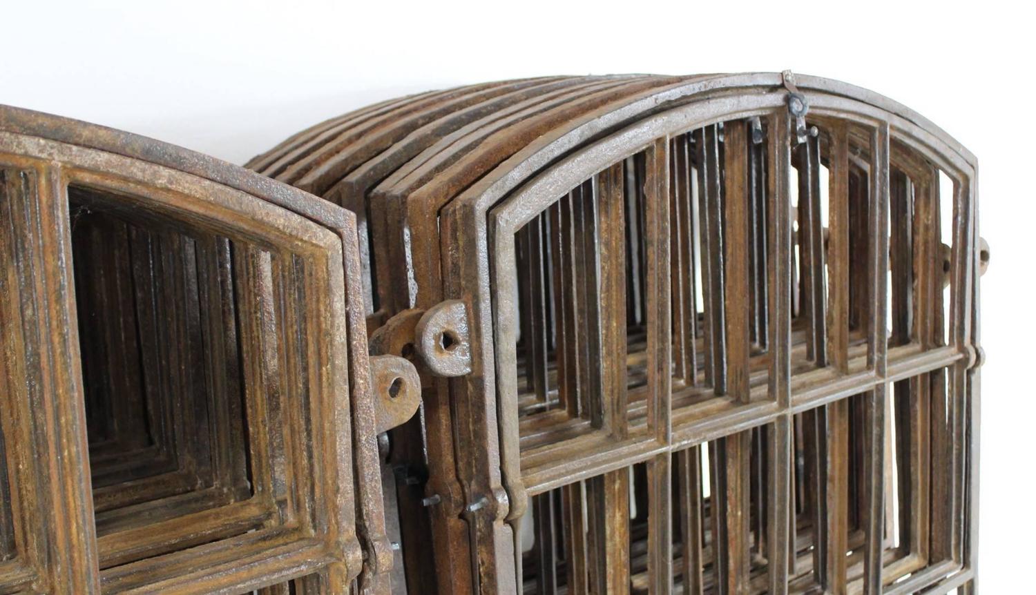19th Century Industrial Iron Window Frame, 20 pcs available For Sale at ...