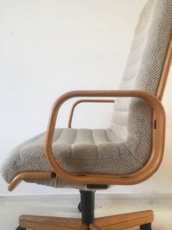 Executive Natural Desk Chair by Martin Stoll for Giroflex, 1970s at ...