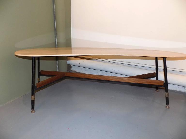 Italian "Bean" Design Coffee Table, circa 1960 at 1stDibs