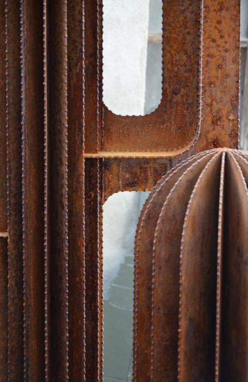 Huge Rusty Steel Cactus Designed by French Designer FD63 For Sale at ...