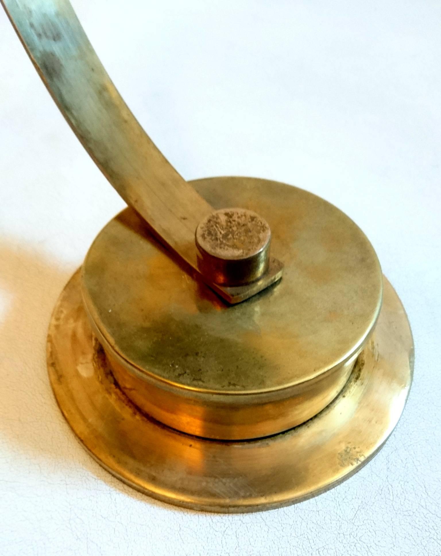 Art Deco Swivel Desk Lamp in Brass at 1stDibs