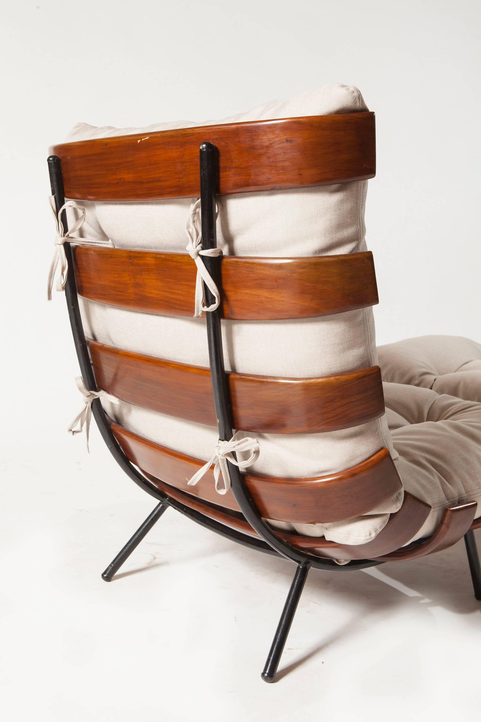 Bone Chair with Ottoman at 1stDibs