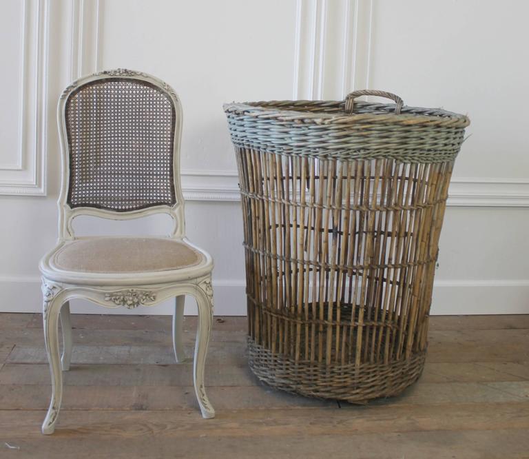 Pair of Large Antique French Harvest Baskets at 1stDibs