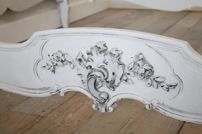 19th Century Rococo Painted Rosewood French Bed in Louis XV Style at ...