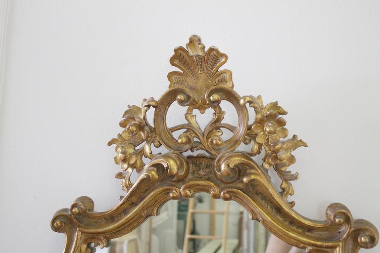 20th Century Italian Polychrome Vanity in the Rococo Style at 1stDibs