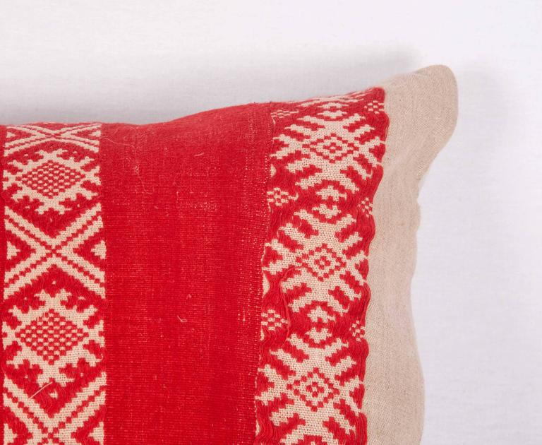 Pillowmade Out of an Early 20th Century Balkan Textile at 1stDibs