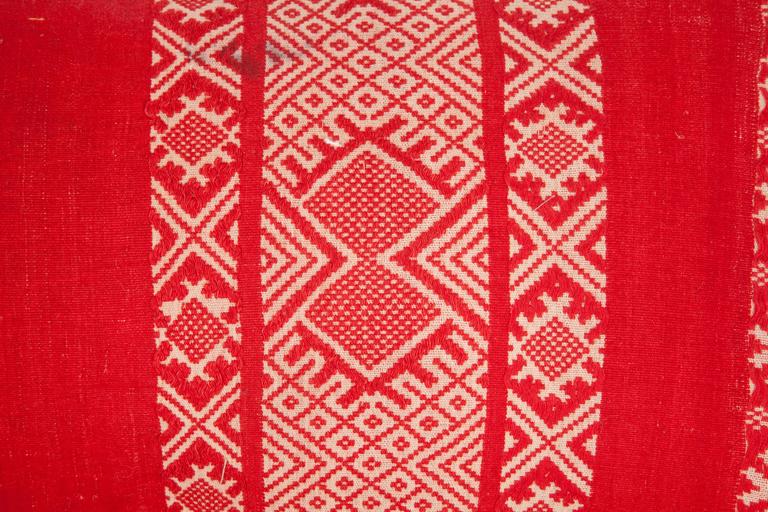 Pillowmade Out of an Early 20th Century Balkan Textile at 1stDibs