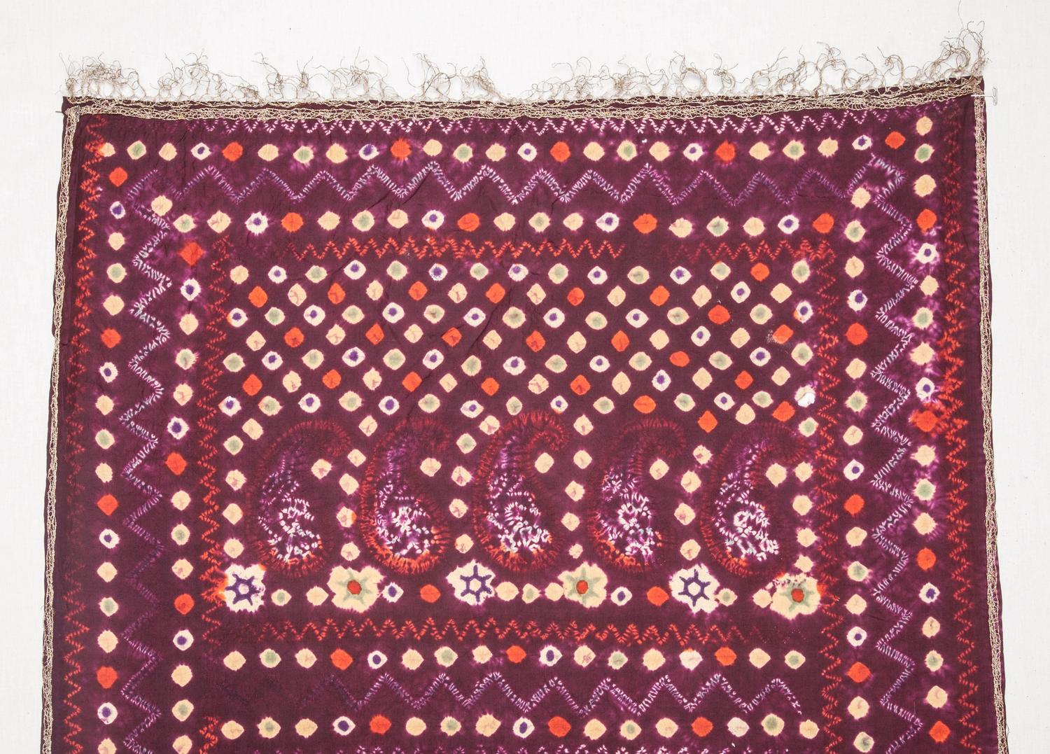 Early 20th Century Indonesian Silk Plangi For Sale at 1stdibs