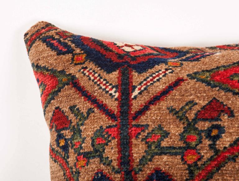 Antique Rug Pillows, Late 19th Century, North Persian Rug Fragment at ...