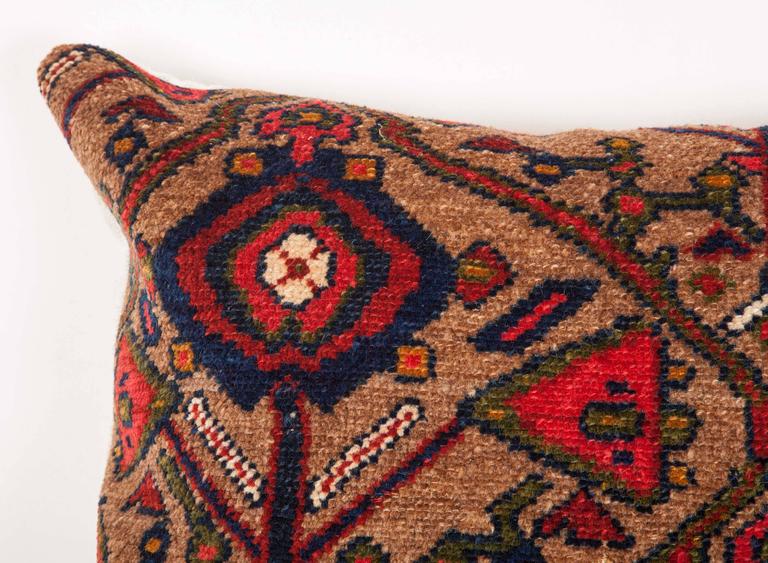 Antique Rug Pillows, Late 19th Century, North Persian Rug Fragment at ...