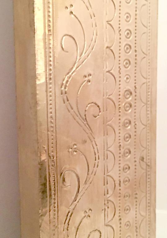 Pair of Silver Plate Etched Arabesque Framed Mirror's at 1stDibs ...