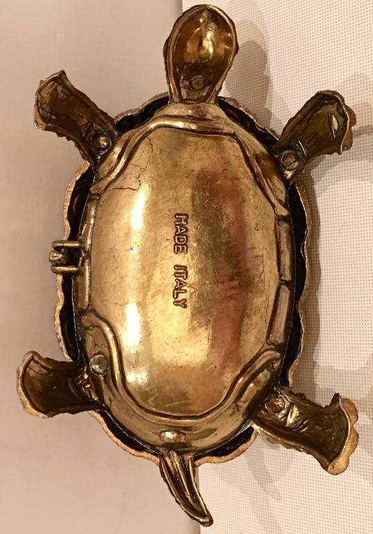 Vintage Set of Three Italian Brass Turtle Boxes at 1stDibs | vintage ...