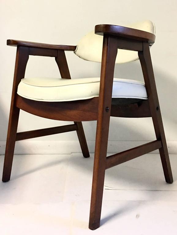 Pair of Mid-Century Modern Jerry Johnson Style Upholstered Armchairs ...