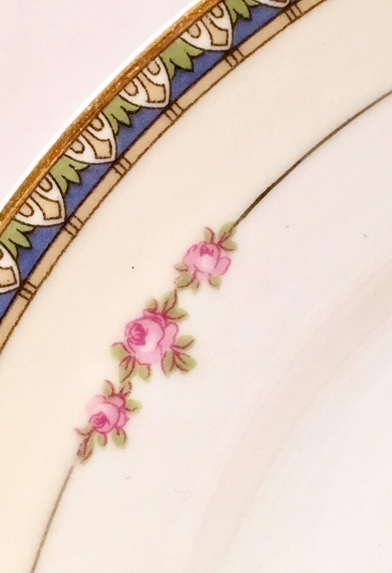 1920'S Art Nouveau Japanese Porcelain Dinnerware Set of 25 Pieces For ...