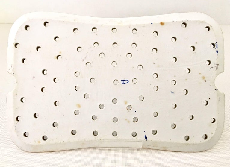 19th Century Hand-Painted Porcelain Serving Tray and Trivet by Fischer ...