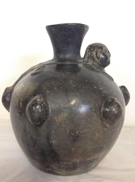 Inca Period Peruvian Monkey Pottery Vessel at 1stDibs