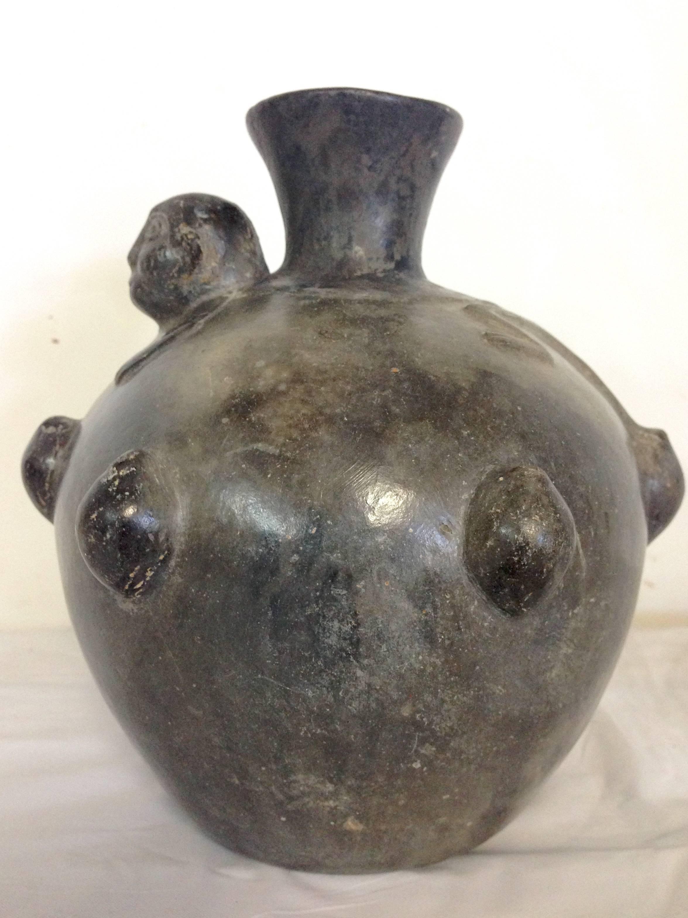 Inca Period Peruvian Monkey Pottery Vessel at 1stDibs | inca monkey