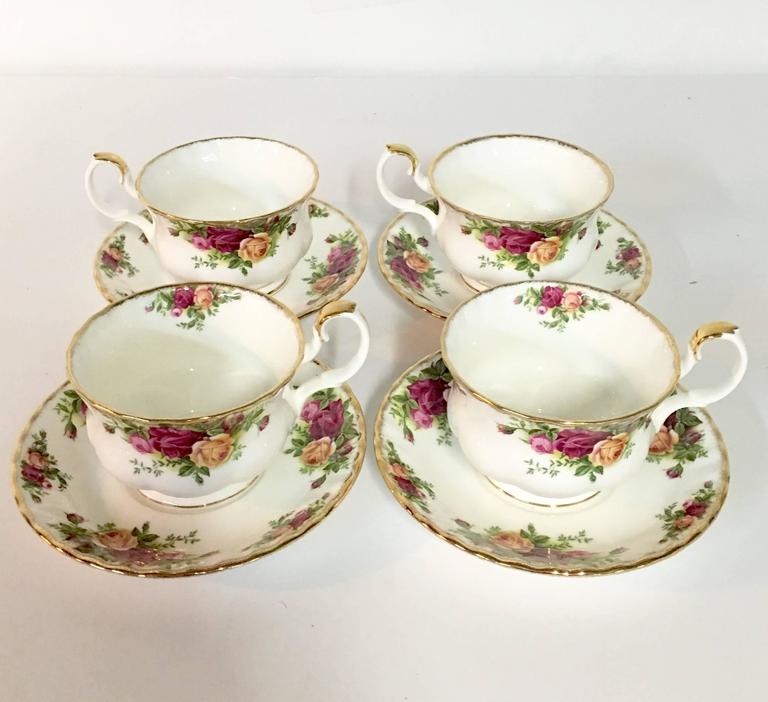 Royal Albert Old Country Roses Tea and Luncheon Set/17 at 1stDibs | old ...